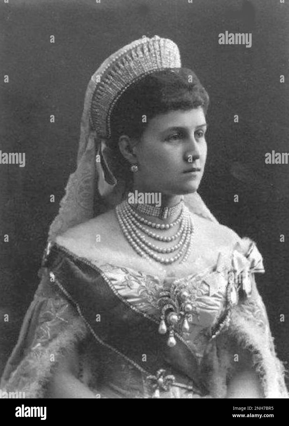 Princess alexandra of greece Banque d'images noir et blanc - Alamy