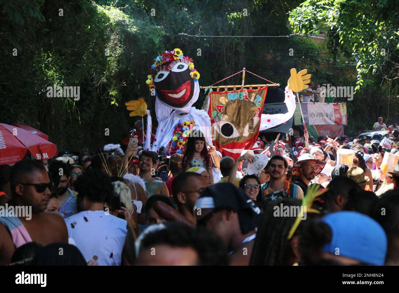 Rio de Janeiro, Rio de Janeiro, Brésil. 21st févr. 2023. (INT) Carnaval ...