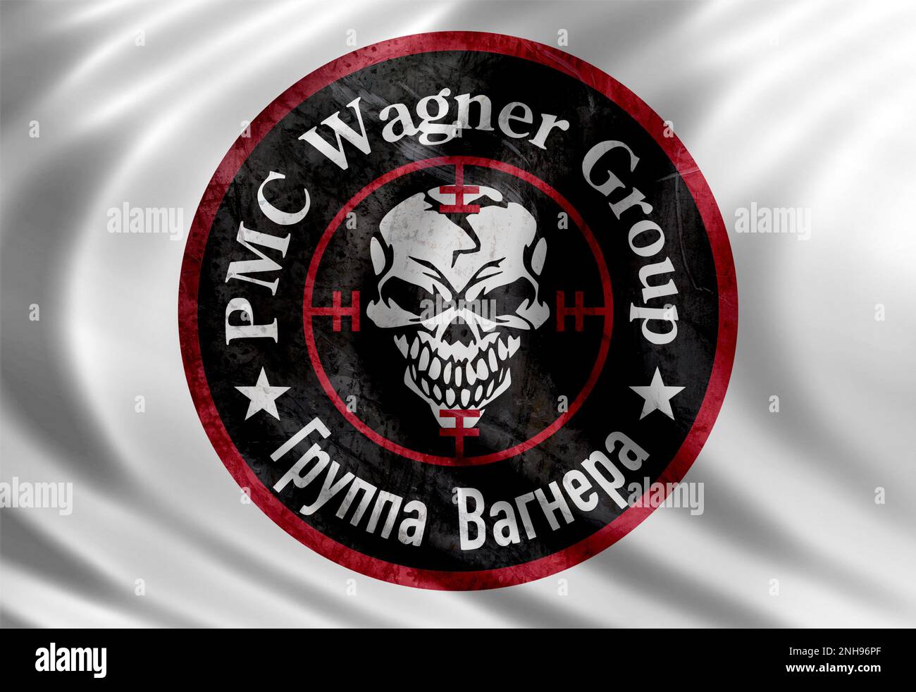 Groupe Wagner - symbole du logo de l'organisation paramilitaire russe ...