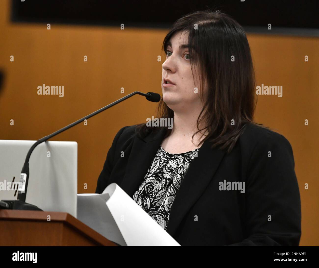 Deputy District Attorney Carli McNeill gives the state's closing ...