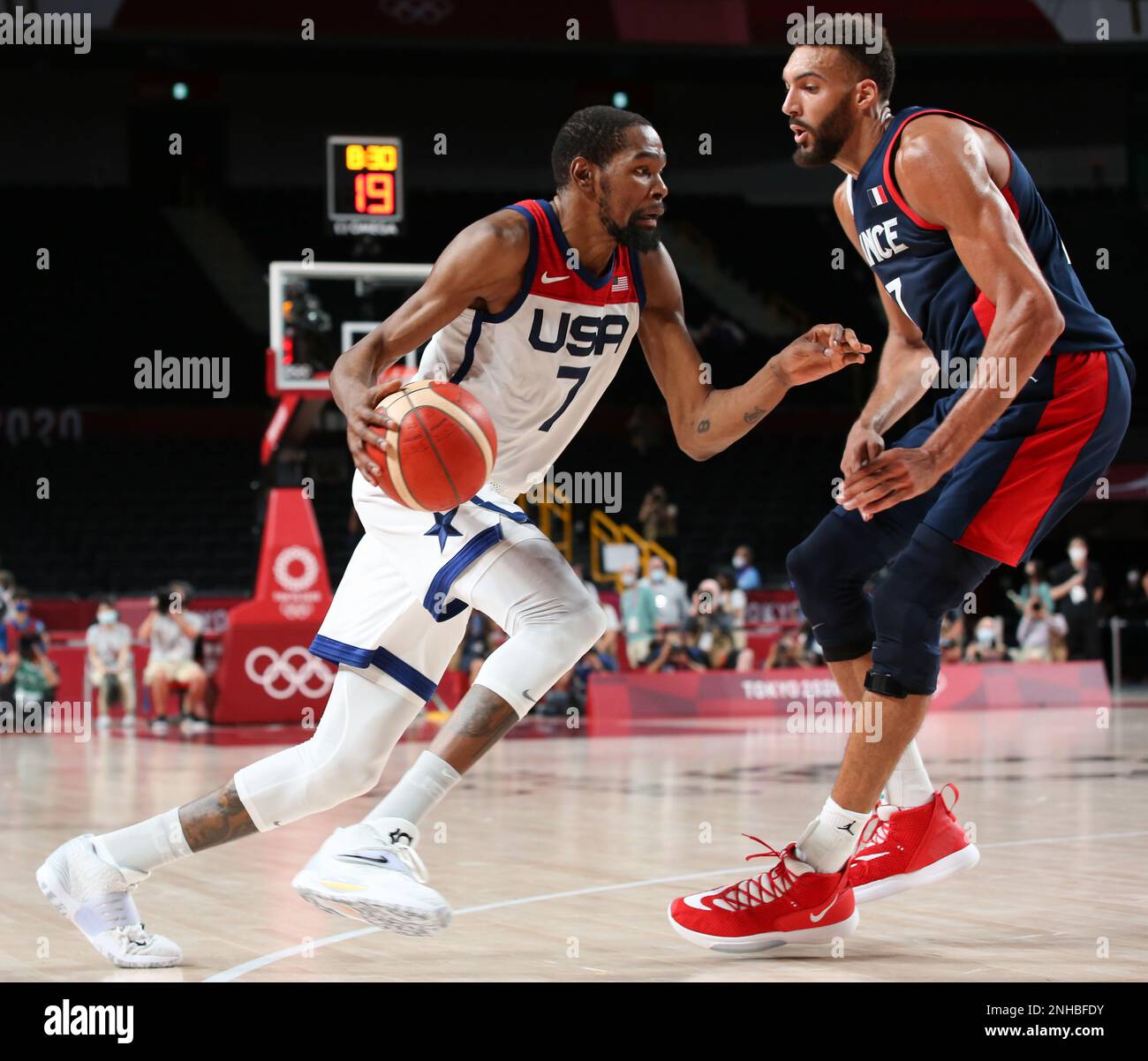 7 AOÛT 2021 : Kevin durant des États-Unis dans le jeu de la médaille d ...