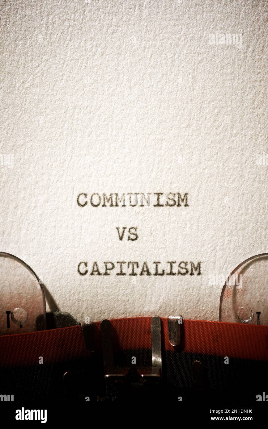 Communism versus capitalism Banque de photographies et d’images à haute ...