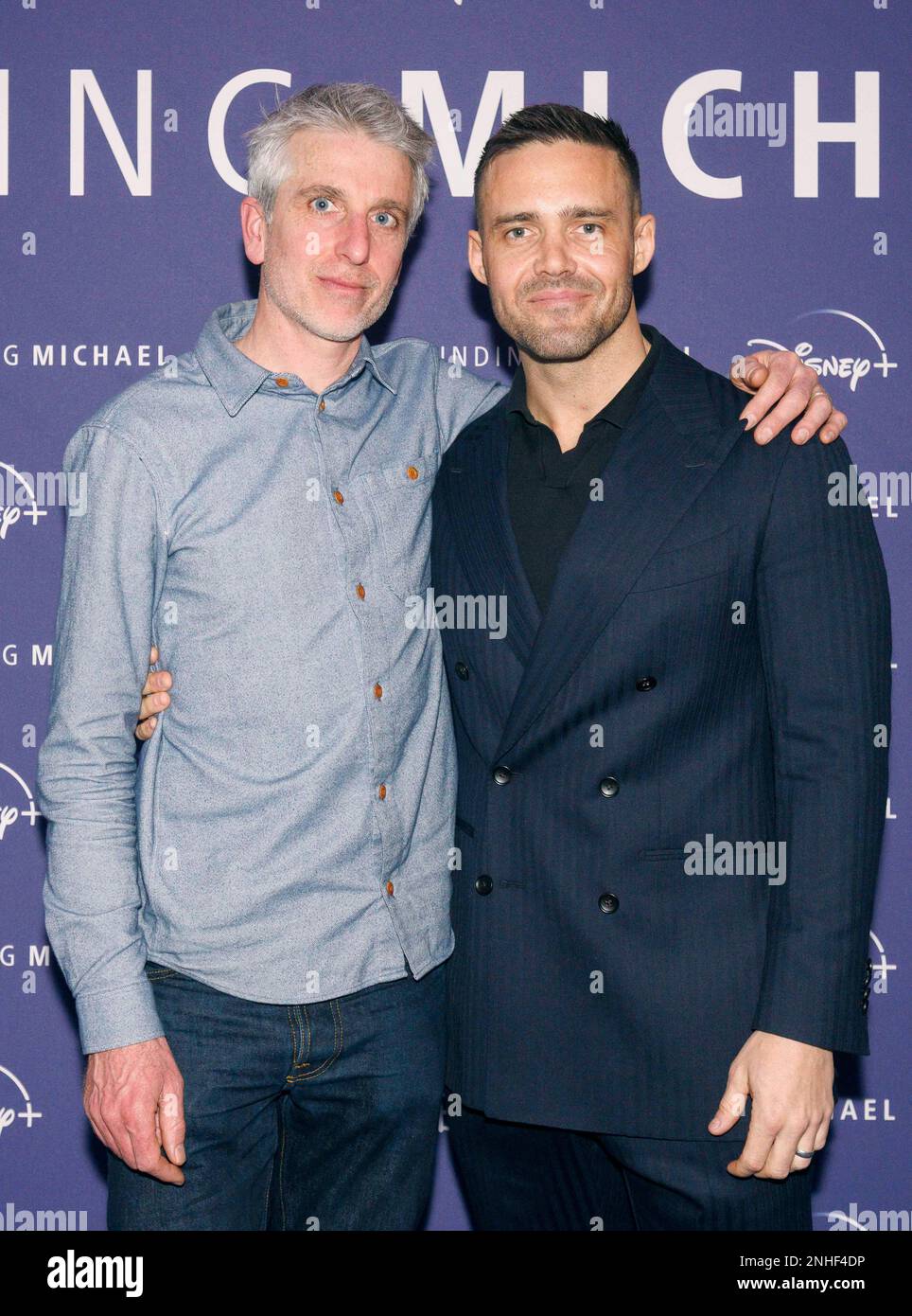 Tom Beard et Spencer Matthews (à droite) participant à la première du ...