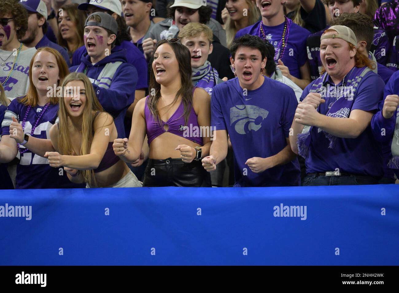 December 31, 2022: Kansas State Wildcats fans cheering for their team ...