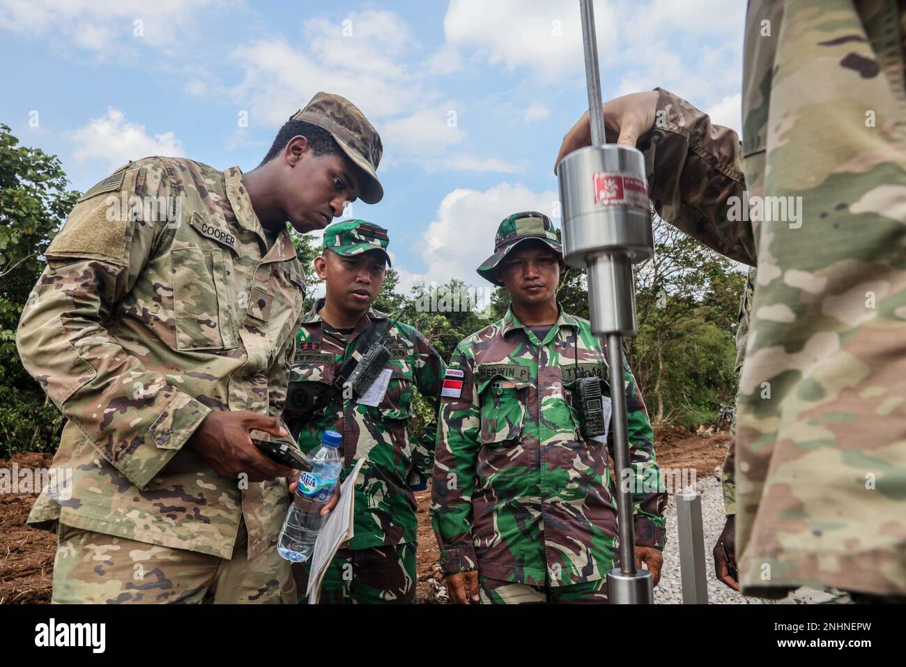Le SPC Damion Cooper, du siège social et de la compagnie de siège, 84th ...