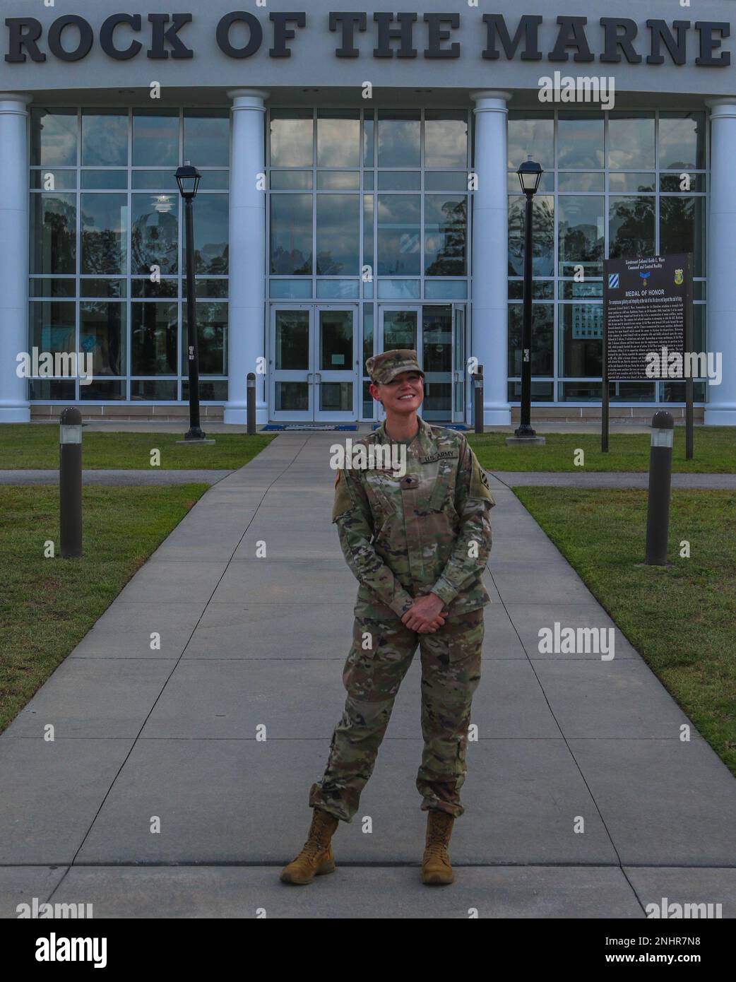 ÉTATS-UNIS Le major Christee de l'armée, technicien en gestion ...