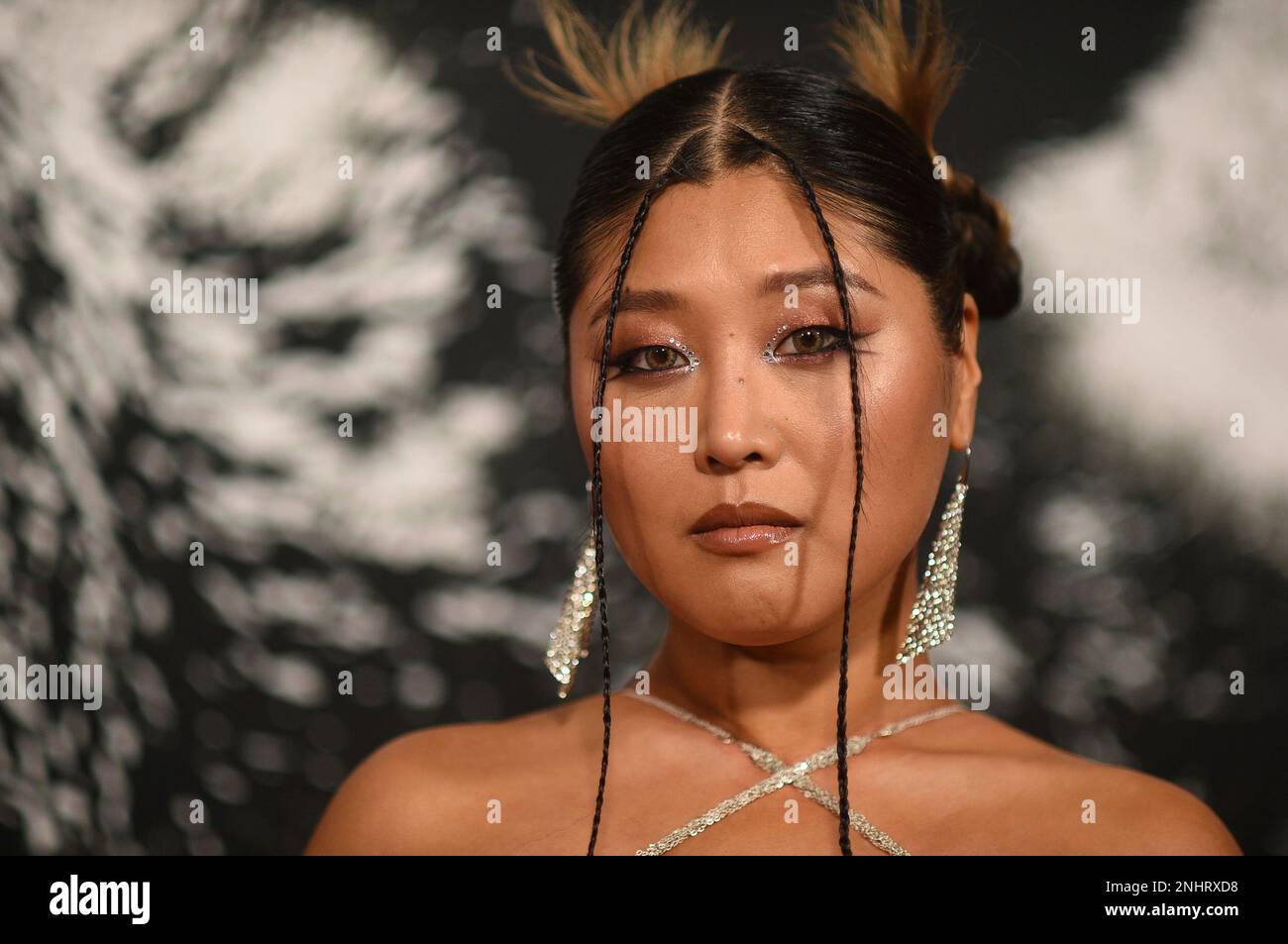Kahyun Kim arrives at the world premiere of "Cocaine Bear" on Tuesday ...