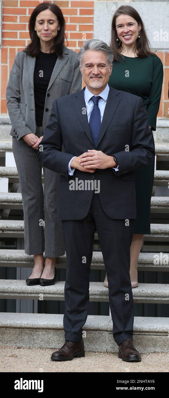 The president of Microsoft Ibérica, Alberto Granados, poses during an ...