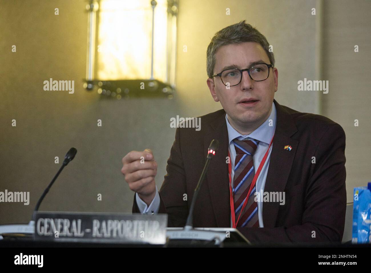 Science and Technology Committee Rapporteur General Sven Clement speaks ...