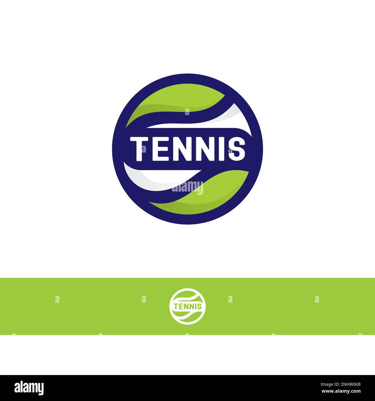 Tennis vector logo design template Banque de photographies et d’images ...