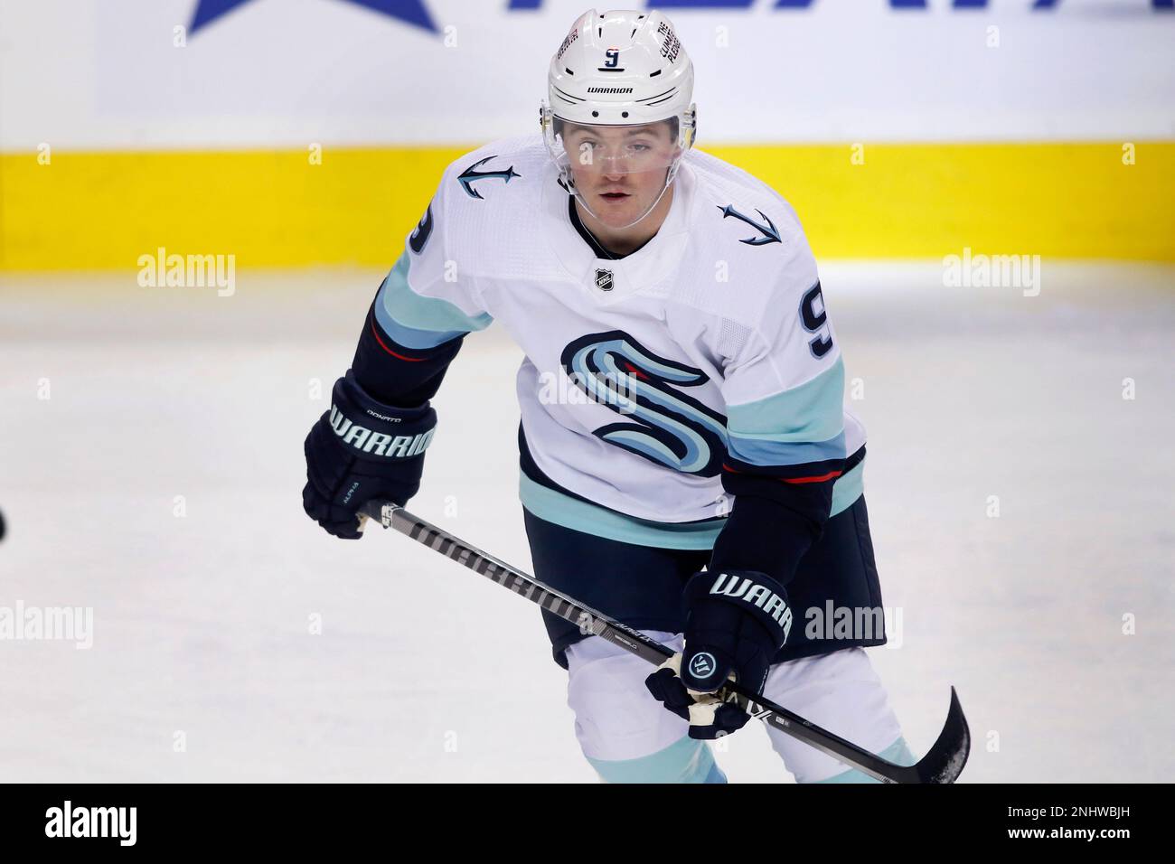 NHL profile photo on Seattle Kraken player Ryan Donato during a game ...