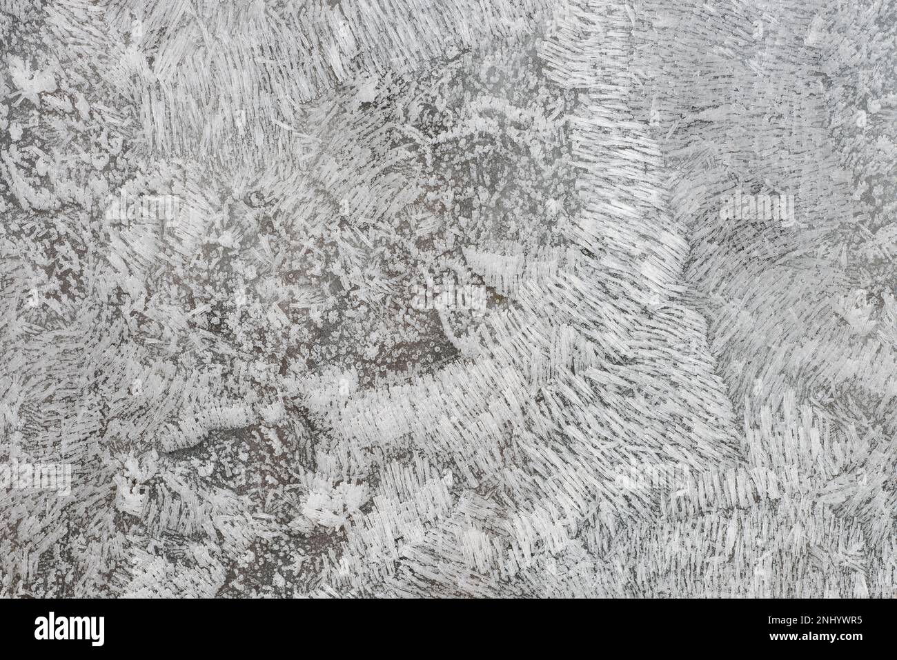 L'humidité de brouillard de houar glacial dure fait que les ...