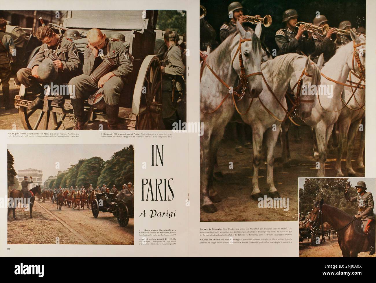 Histoire de l'Allemagne. Magazine « Signal ». Pages intérieures du ...