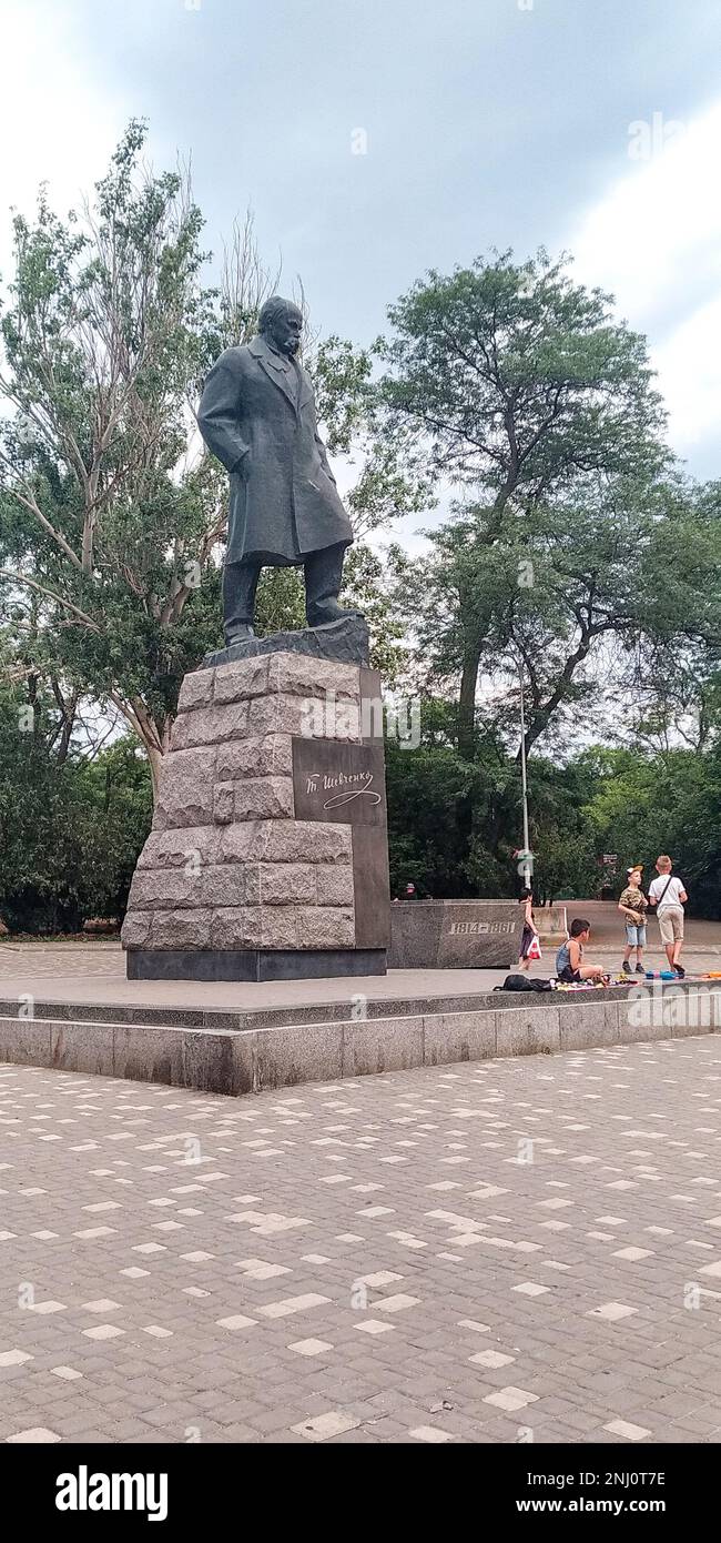 ODESSA, UKRAINE - 22 JUIN 2019 : c'est un monument du célèbre écrivain ...