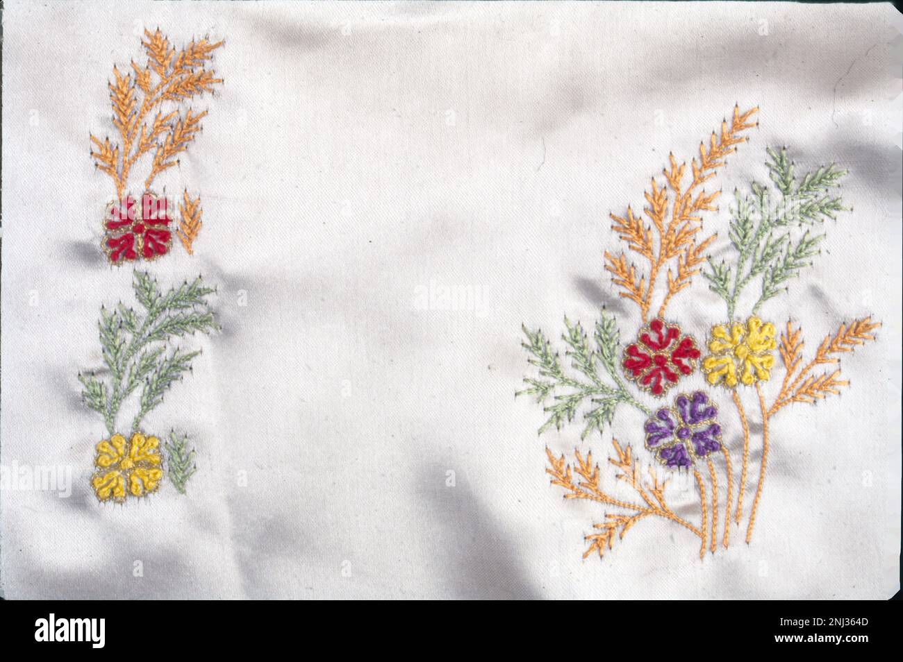 Broderies traditionnelles de l'Inde. La broderie en Inde a fait ...