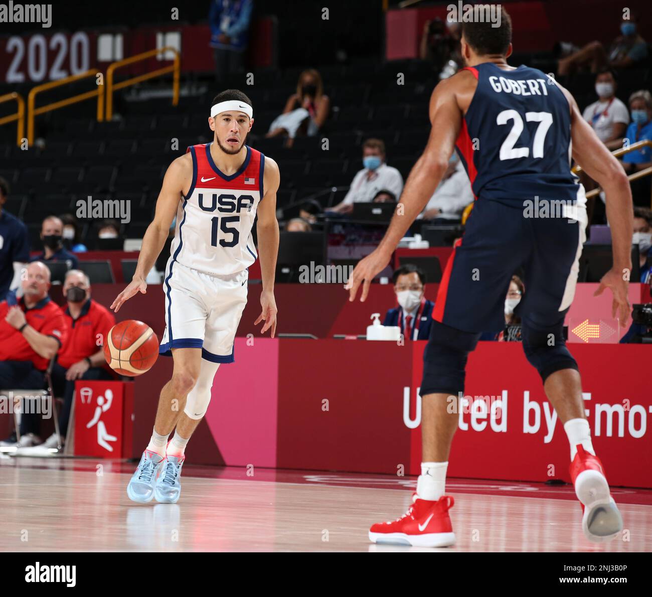 7 AOÛT 2021 : Devin Booker des États-Unis dans le jeu de la médaille d ...