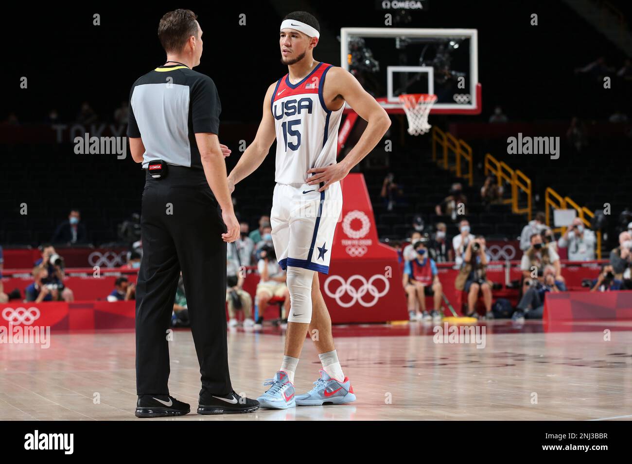 7 AOÛT 2021 : Devin Booker des États-Unis dans le jeu de la médaille d ...