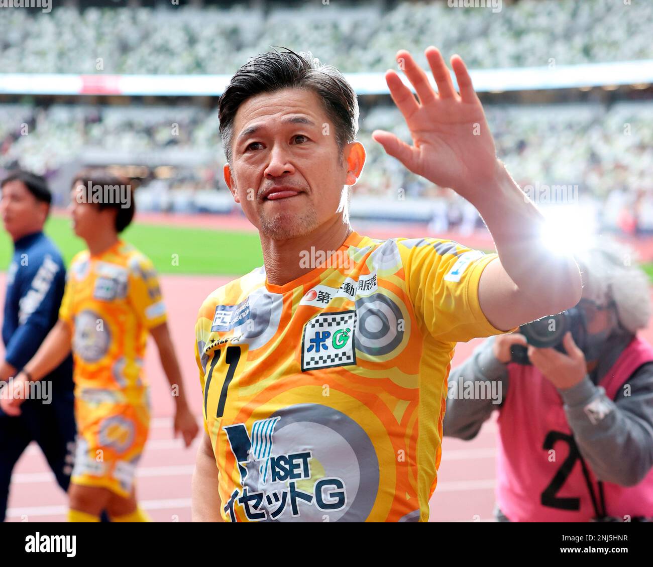 Kazuyoshi Miura, Japanese footballer who belongs to Suzuka Point ...