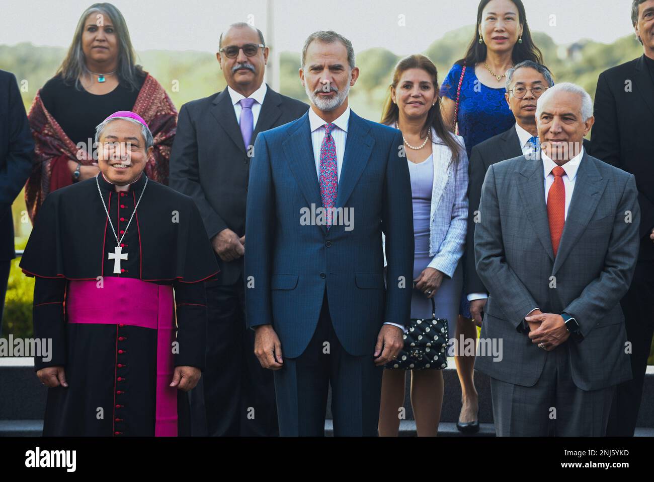 King Felipe VI receives in audience a representation of the ...