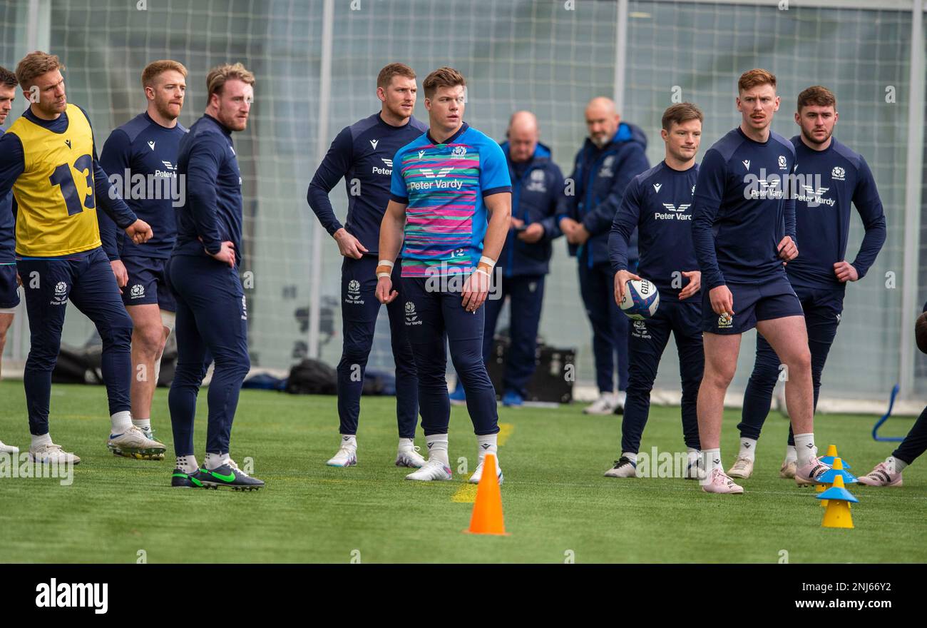 22nd février 2023 : Guinness six Nations 2023. Membres de l'équipe ...