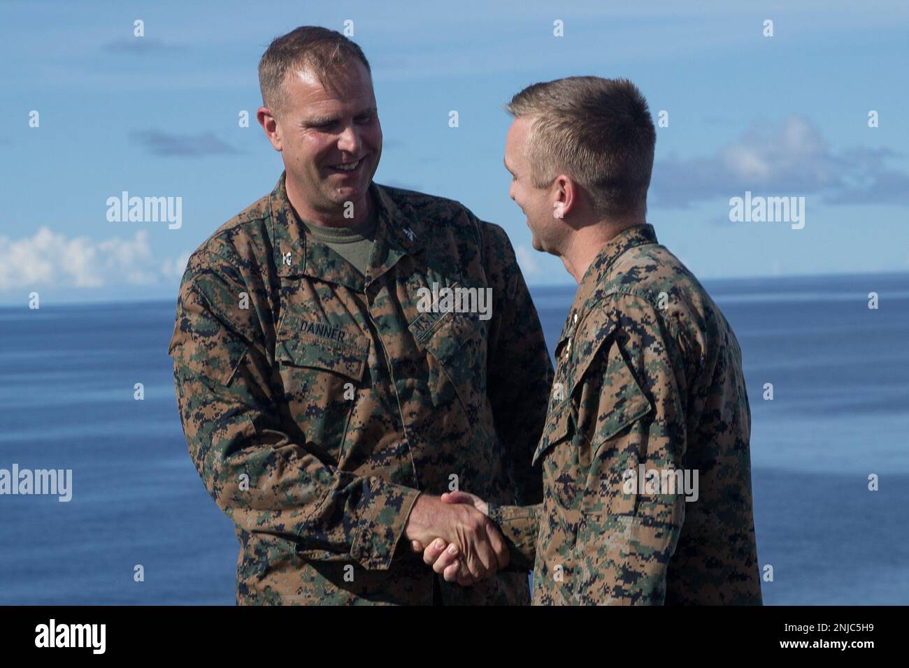 ÉTATS-UNIS Le colonel Matthew Danner du corps maritime, commandant de l ...