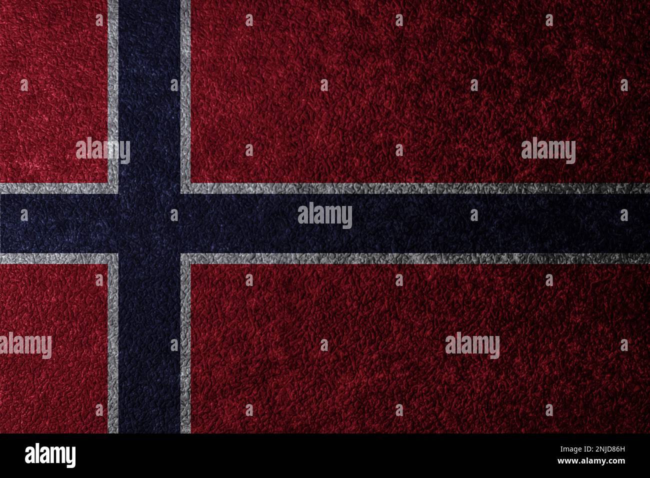 Drapeau de Norvège. Norvège. Le symbole de la Norvège. Drapeau Photo ...