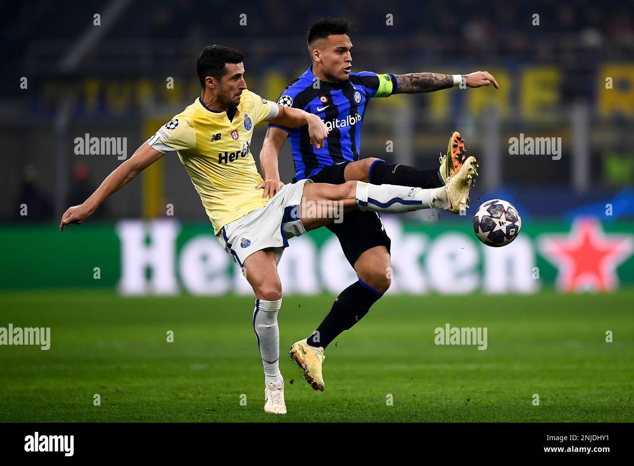 Milan, Italie. 22 février 2023. Lautaro Martinez du FC Internazionale ...
