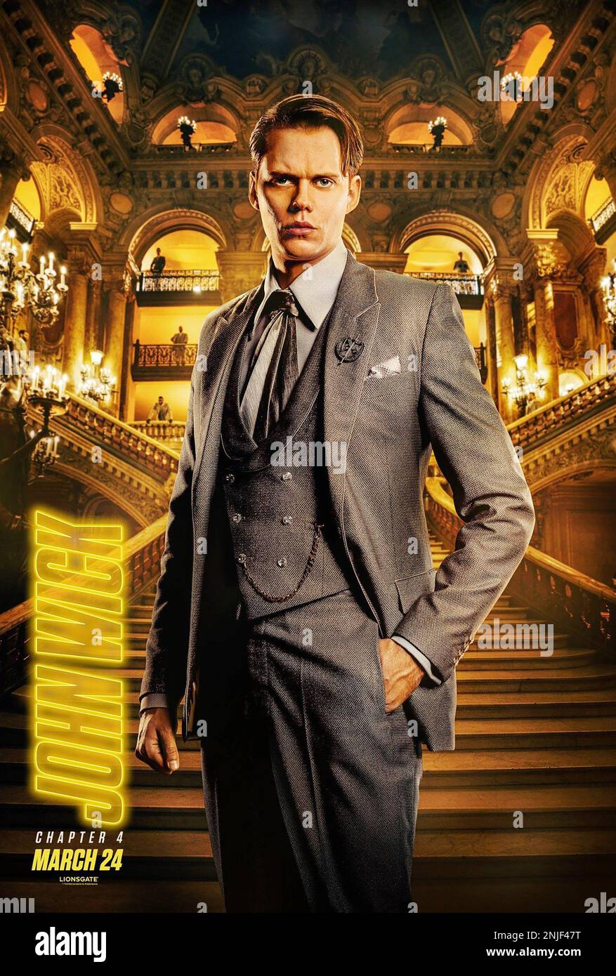 John Wick Chapitre 4 Affiche De Personnage Américain Bill Skarsgard