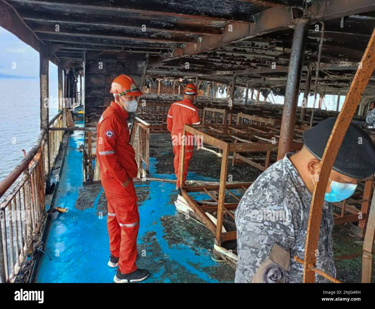 In this handout photo provided by the Philippine Coast Guard, Coast ...