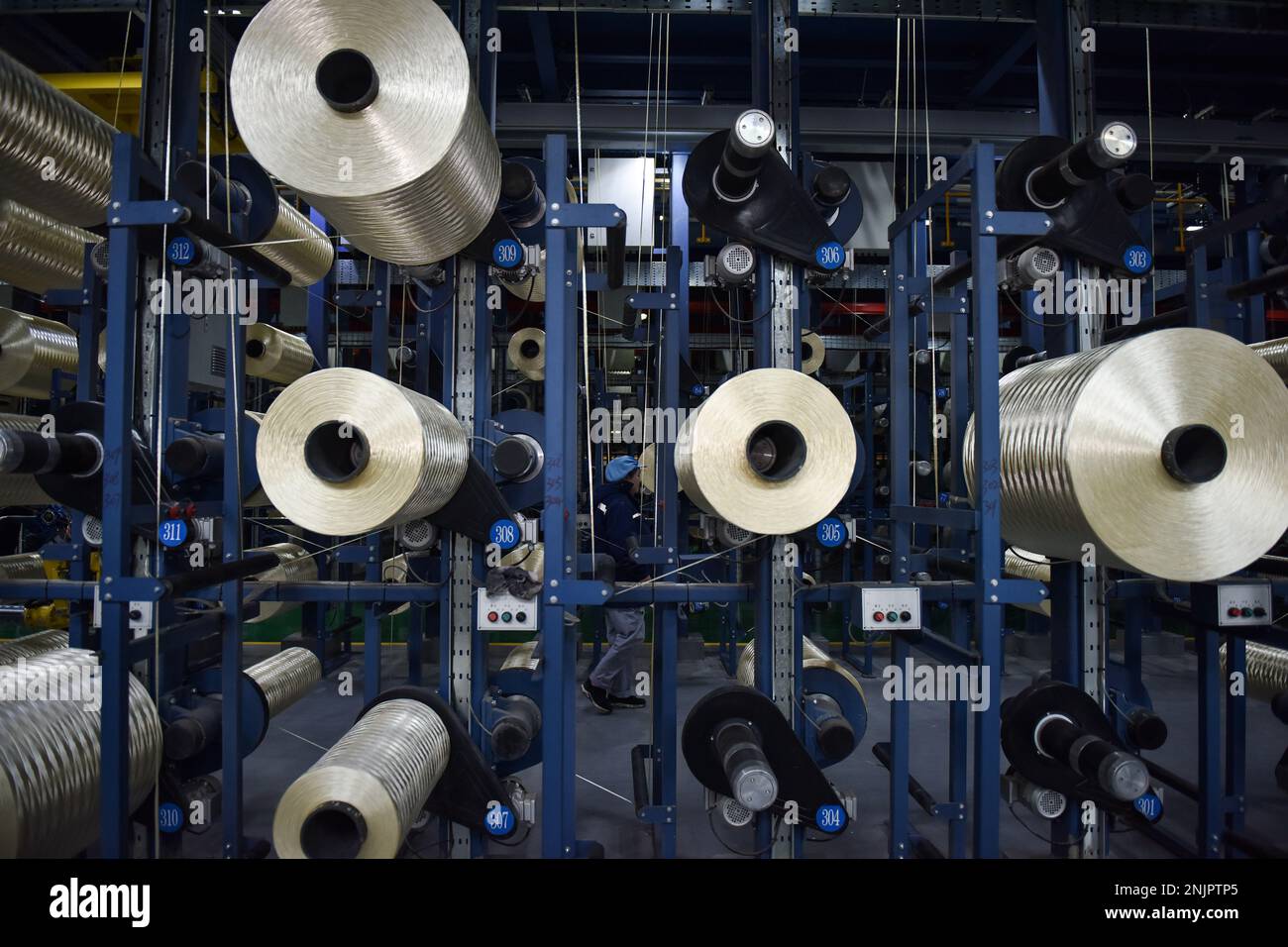 Xining. 22nd févr. 2023. Cette photo prise le 22 février 2023 montre ...