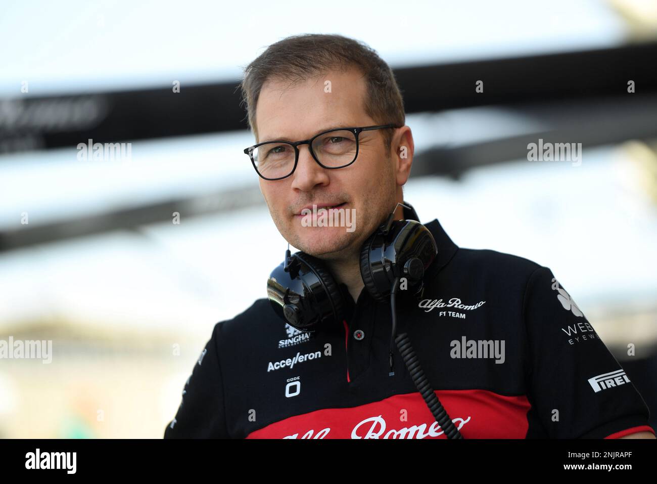 Sakhir, Bahreïn, 23.02.2023. Andreas Seidl (GER) Directeur général du ...