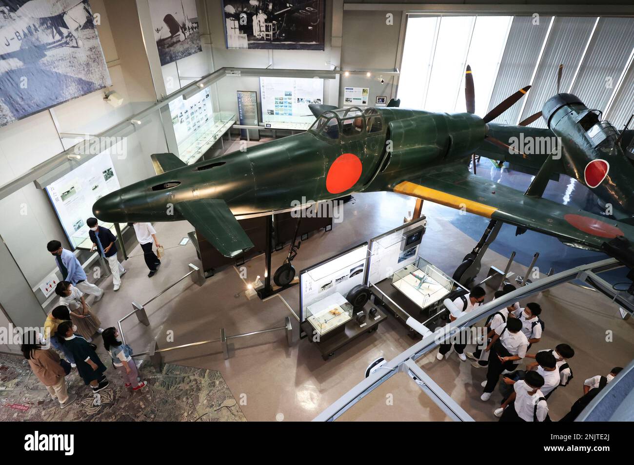 A full-scale model of Kyushu J7W Shinden is open to public at the ...