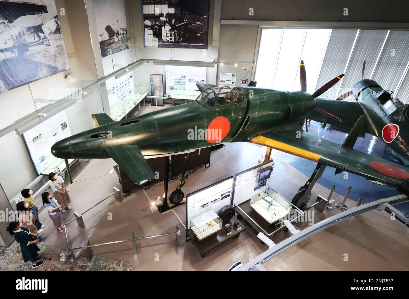A full-scale model of Kyushu J7W Shinden is open to public at the ...