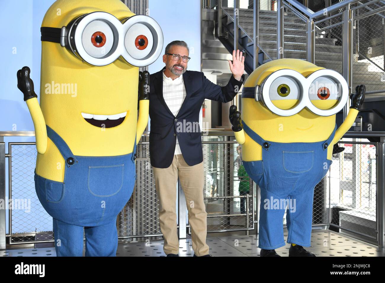 Photo by: NDZ/STAR MAX/IPx 2022 6/28/22 Steve Carell and two Minions ...