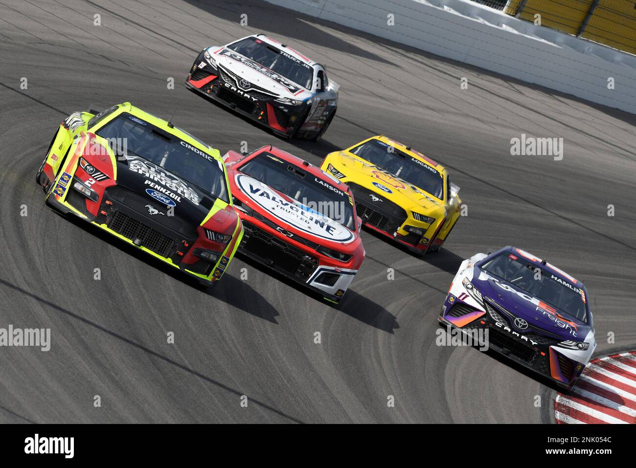 MADISON, IL - JUNE 05: Austin Cindric (2) Team Penske NextGen Ford ...