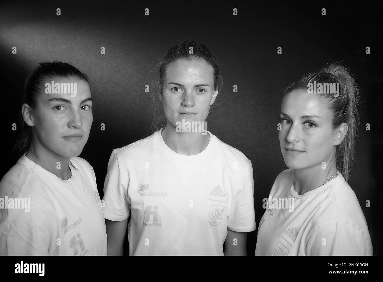 (L-R) Spanish players and national team captains Patricia Guijarro ...