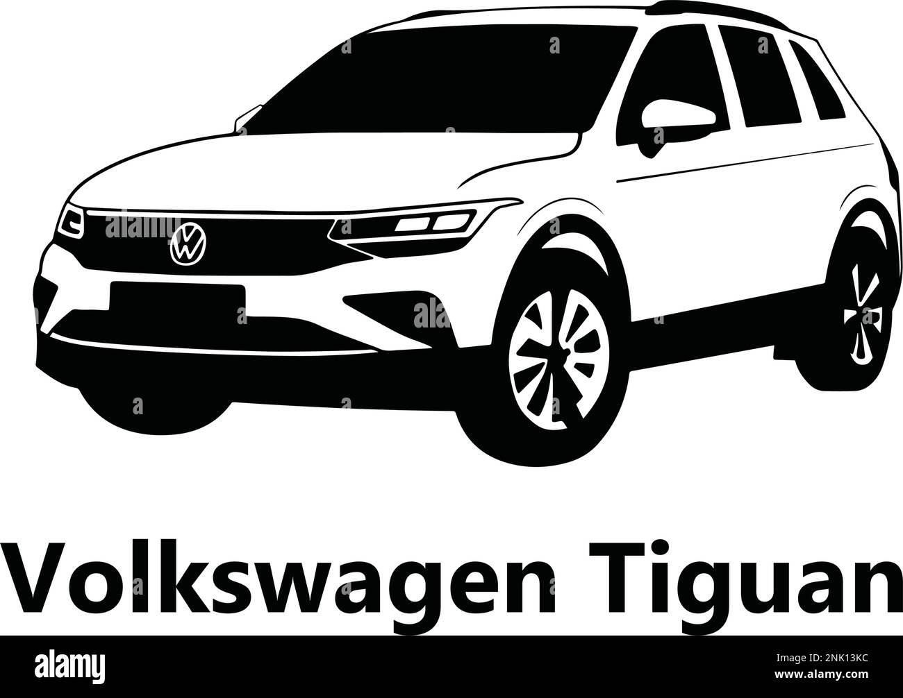 Tiguan volkswagen Banque d'images vectorielles - Alamy