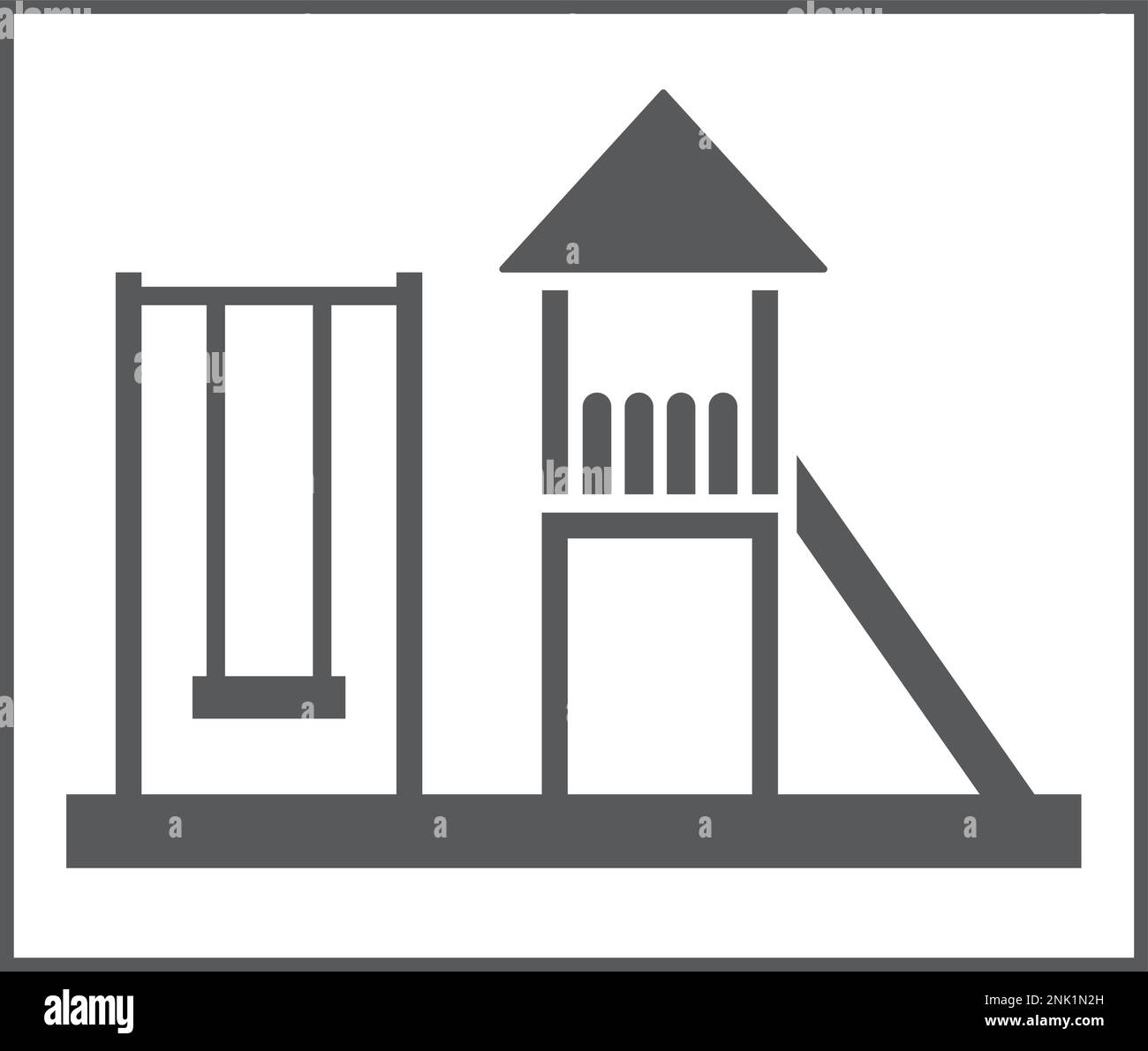 Pictogramme d'une aire de jeux pour les petits enfants Image ...