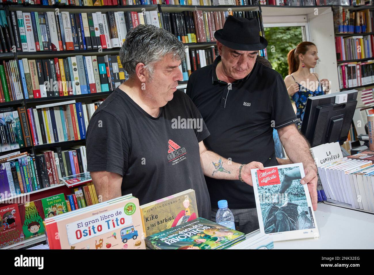 Europa Press photographer Ricardo Rubio (left) and journalist Germán ...
