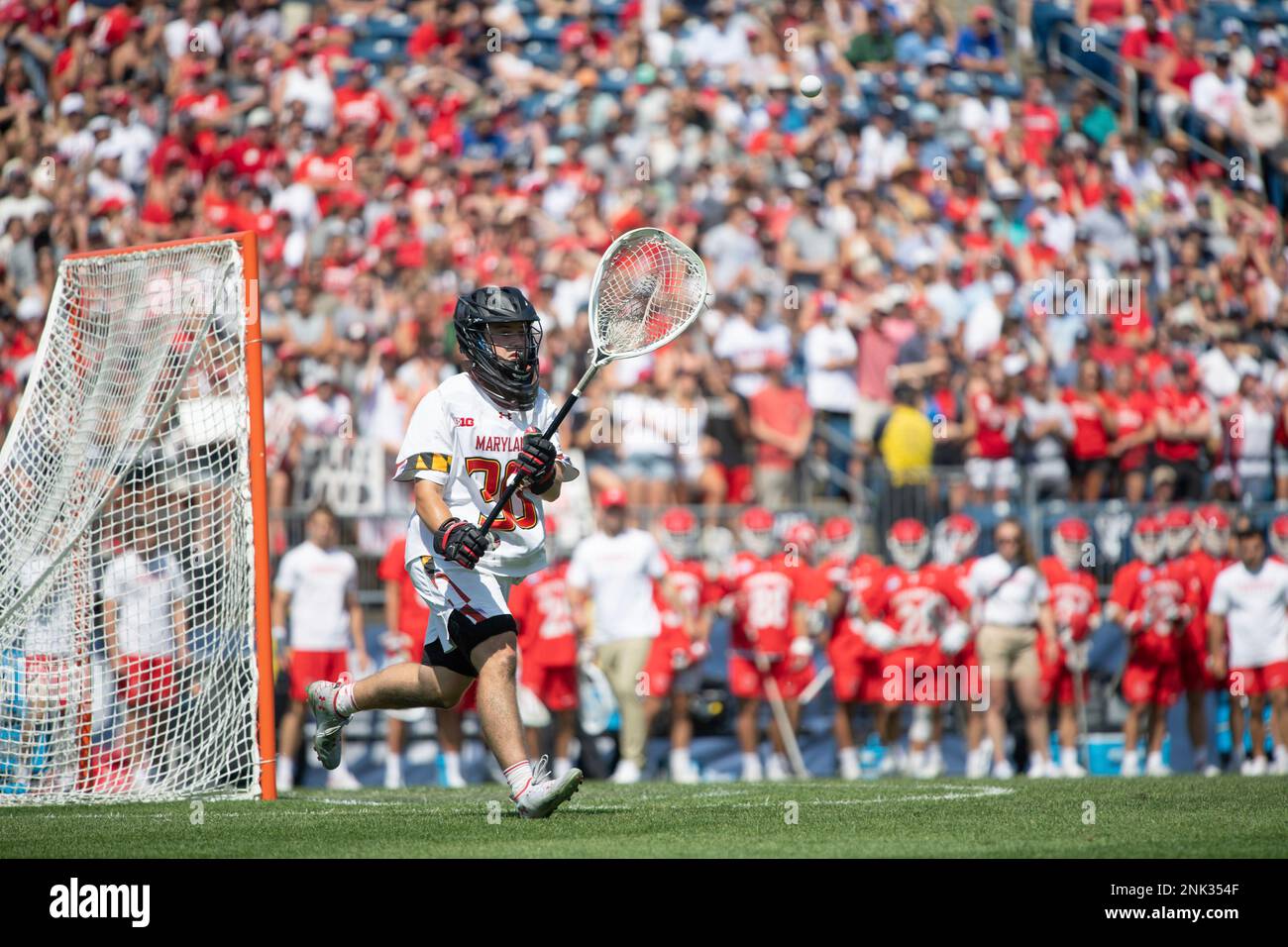 EAST HARTFORD, CT - MAY 30: Maryland Terrapins goalie Logan McNaney (30 ...
