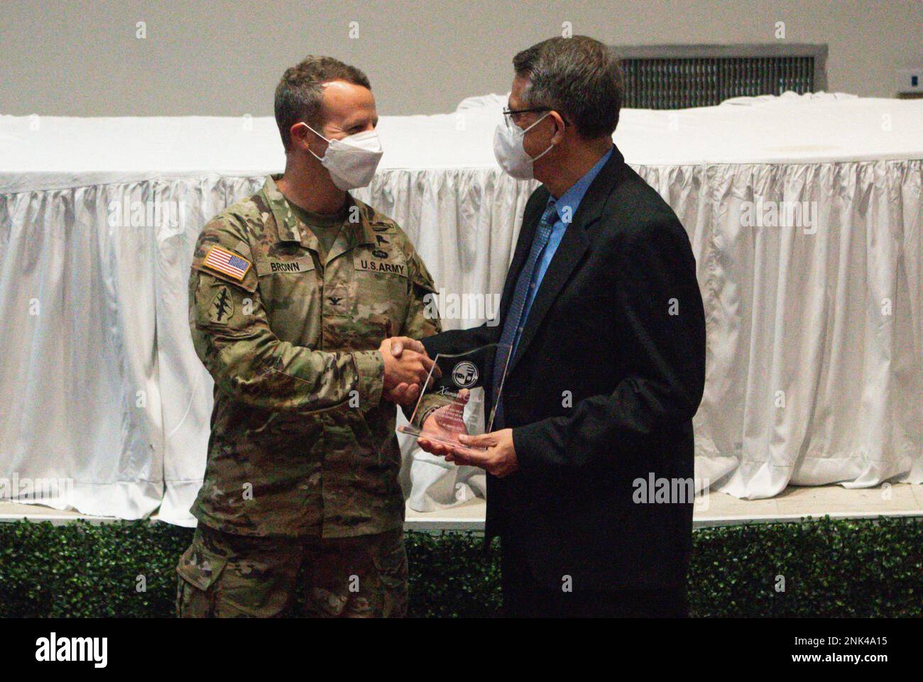 ÉTATS-UNIS Le colonel Phillip Brown Jr. De l'armée, commandant de la ...