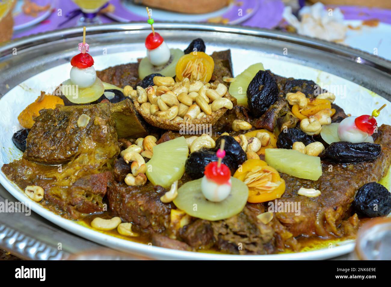 Repas marocain authentique Banque de photographies et d’images à haute ...