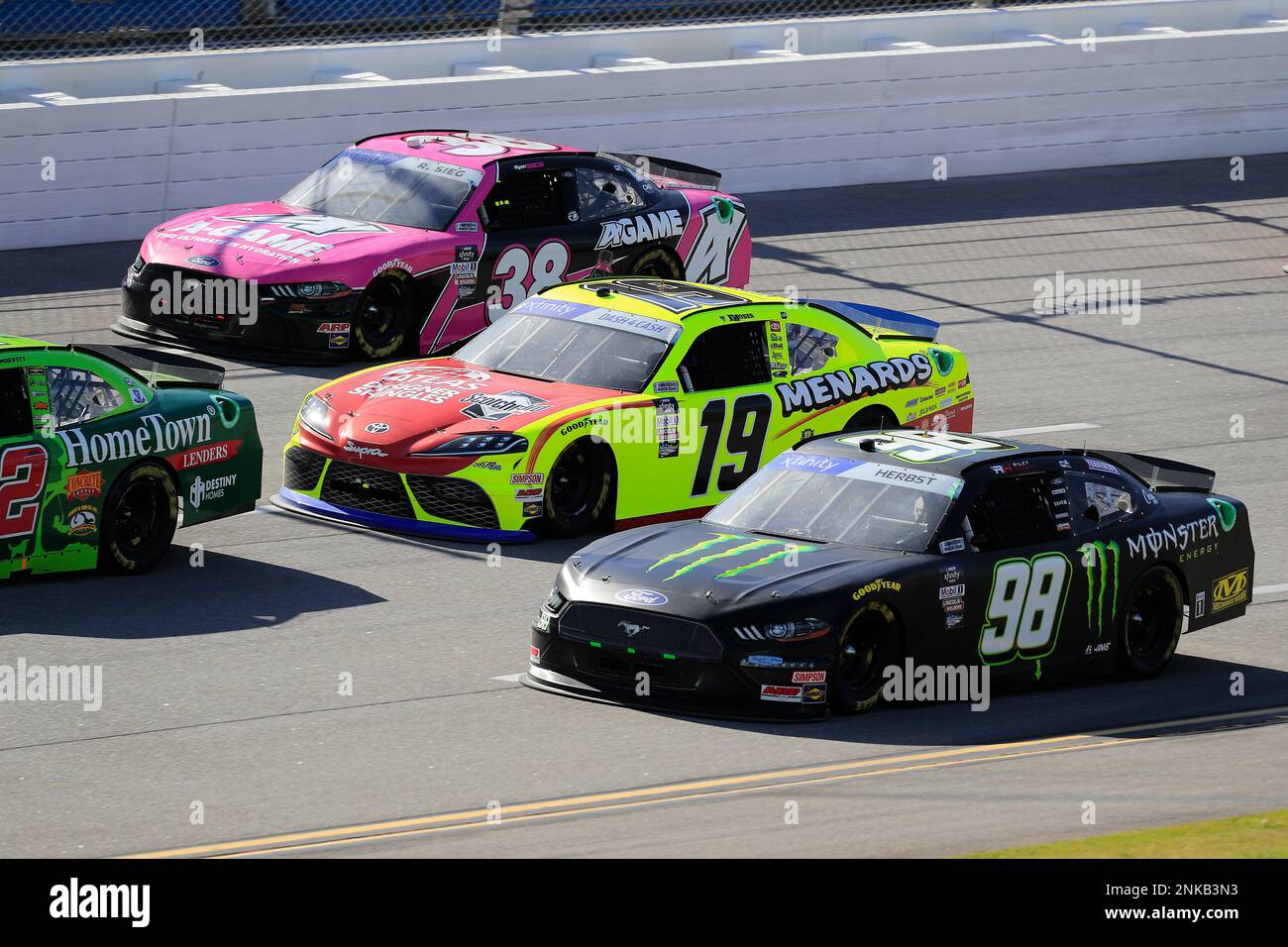 TALLADEGA, AL - APRIL 23: The Ryan Sieg (#38 RSS Racing A-GAME Ford ...