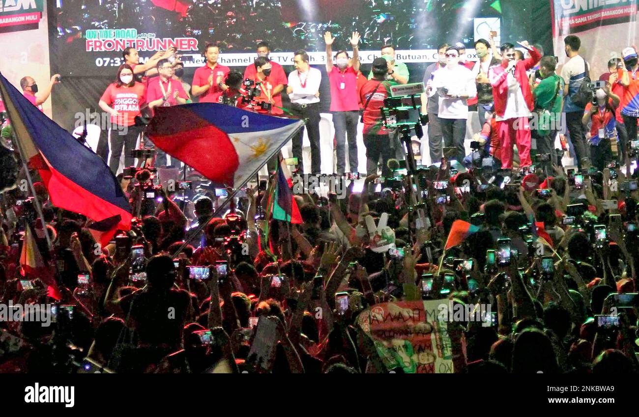 The former senator Ferdinand Marcos Jr., also known as "Bongbong ...