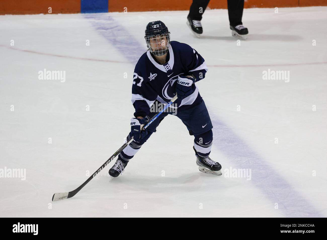 18 février 2023: Etat de Pennsylvanie Nittany Lions defenseman Izzy ...