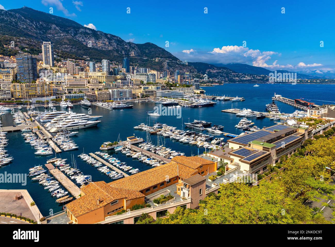 Monaco, France - 2 août 2022 : vue panoramique de la zone ...