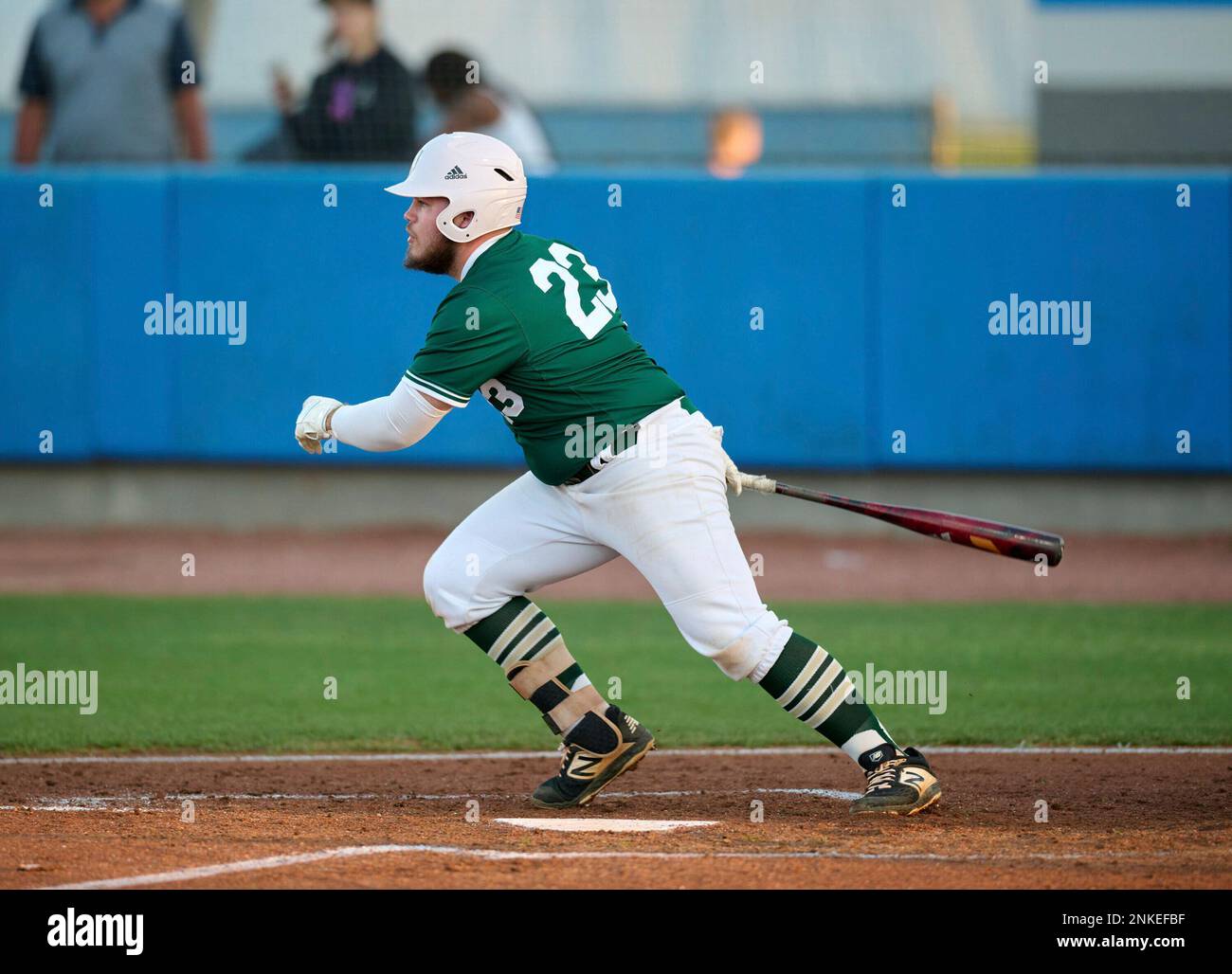 George Jenkins Eagles first baseman CJ Hicks (23) bats during a High ...