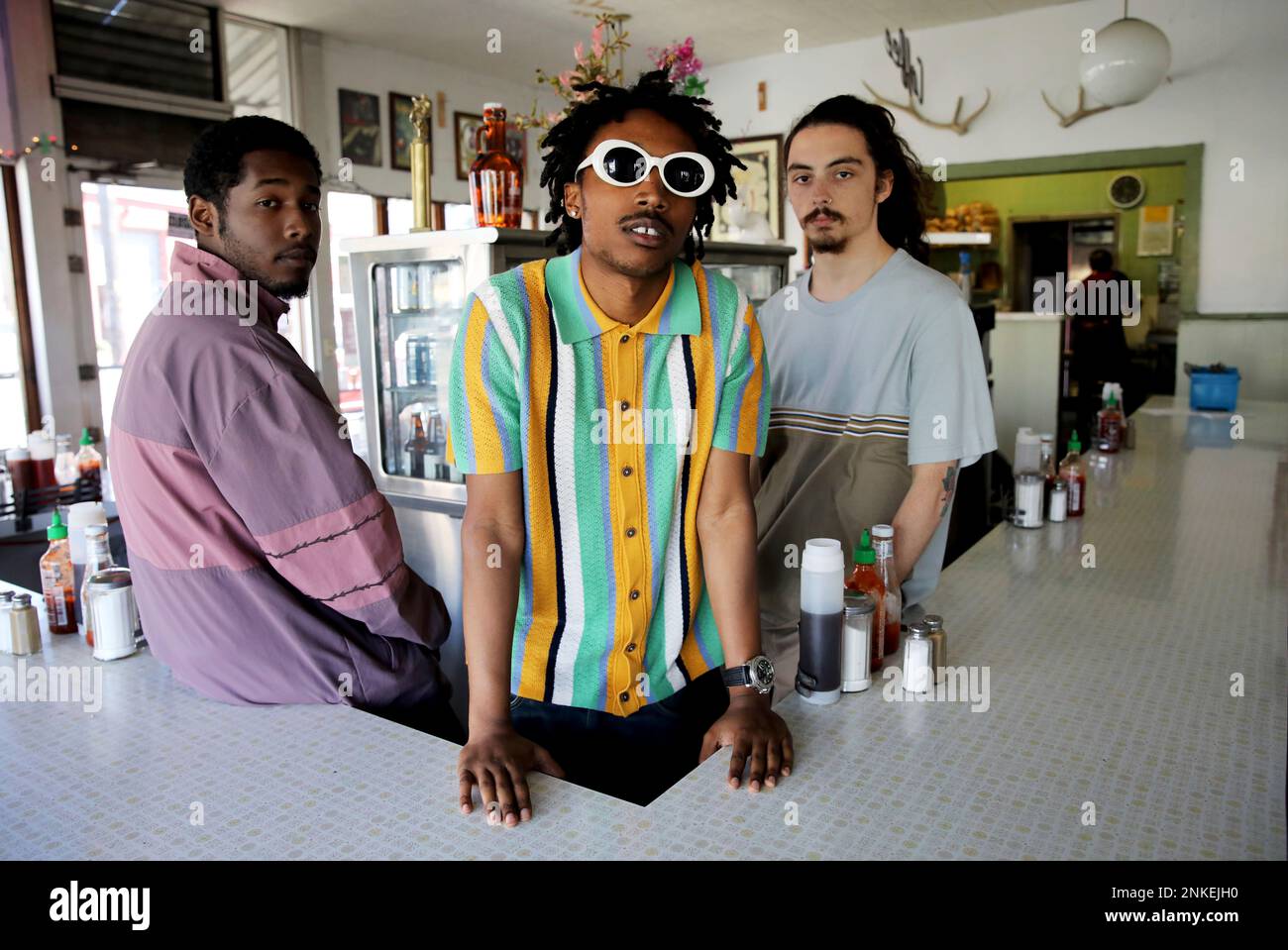 Jaden Wiggins, 20, (left), Dylan Wiggins, 23, and Martin Rodrigues, 20 ...