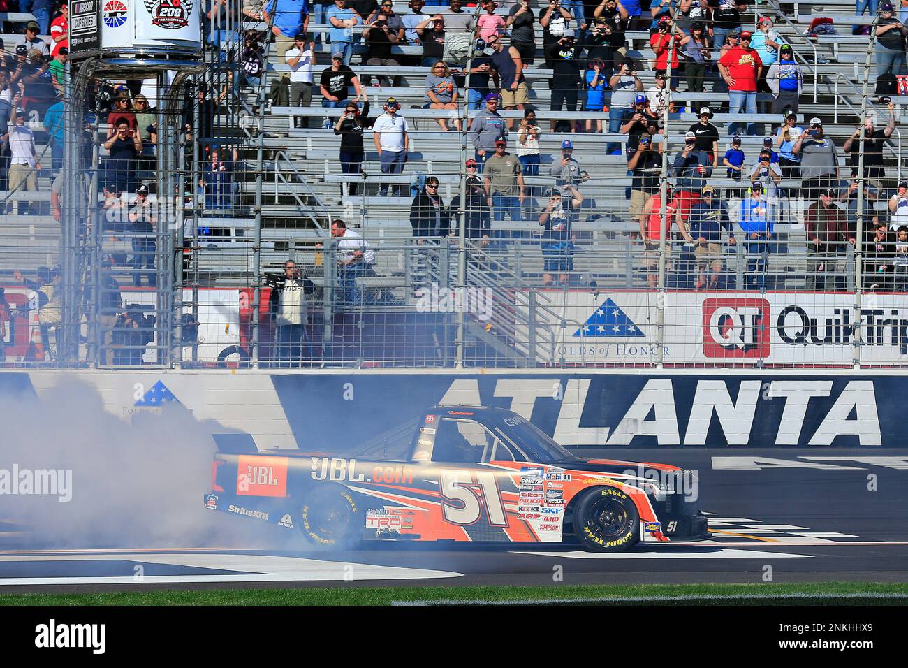HAMPTON, GA - MARCH 19: Corey Heim (#51 Kyle Busch Motorsports JBL ...