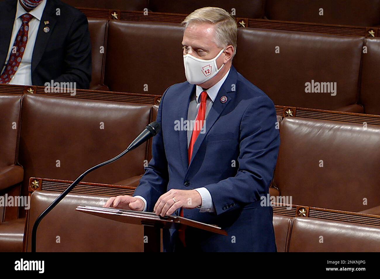 FILE - In this image from video, Rep. Fred Keller, R-Pa., speaks at the ...